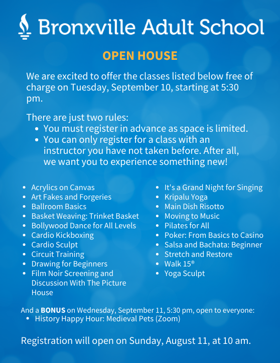 Bronxville Adult School